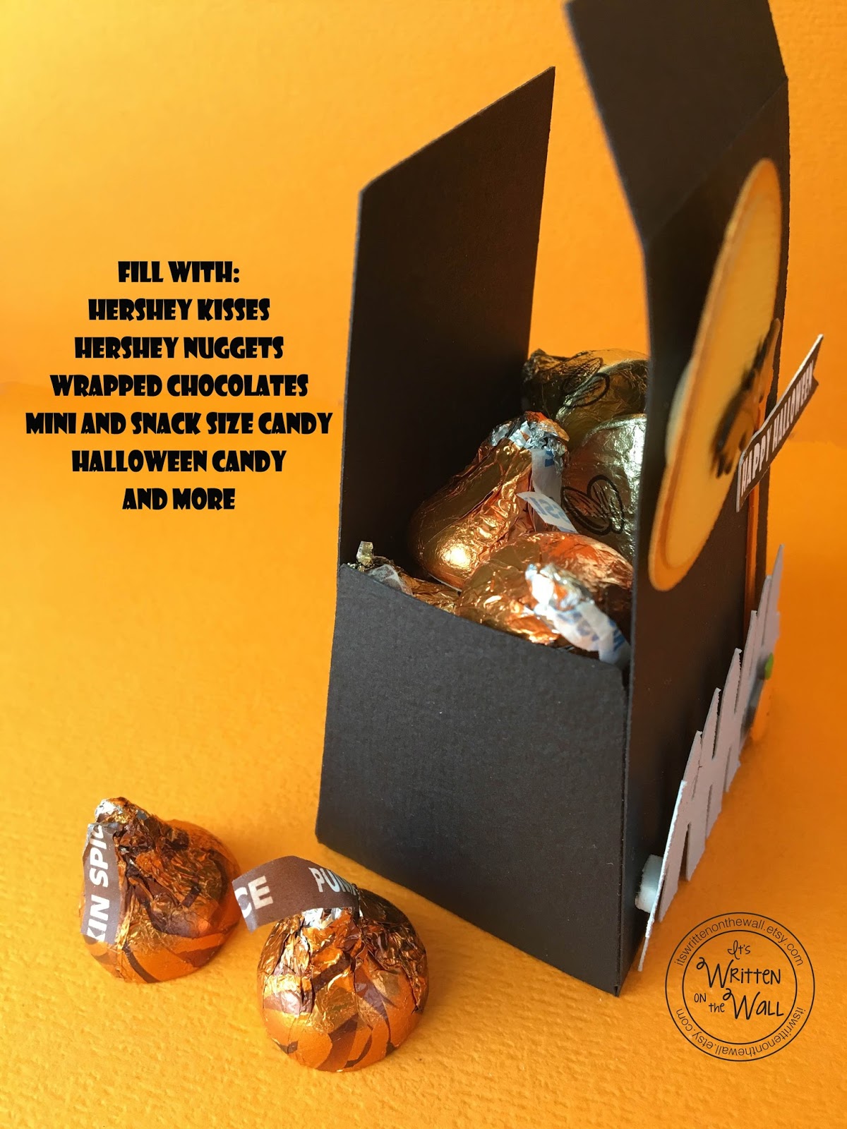 It's Written on the Wall: Halloween Moonlight & Bats Treat Boxes -Candy ...