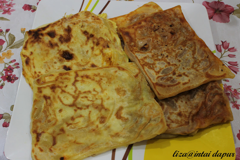 INTAI DAPUR: Roti Canai Telur dan Roti Sardin...Resepi 2