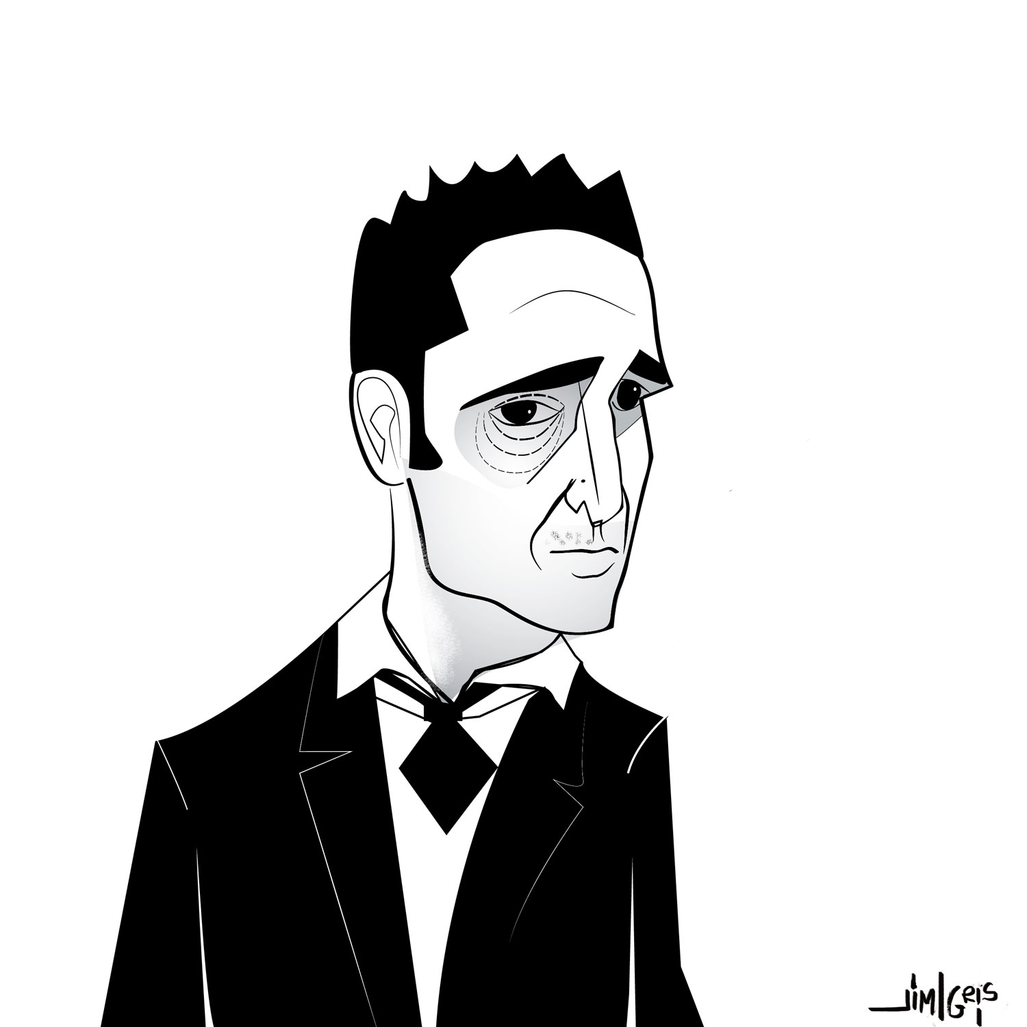 ideas con ©opyright: Caricatura/ Jorge drexler, Julio Ramón Ribeyro.