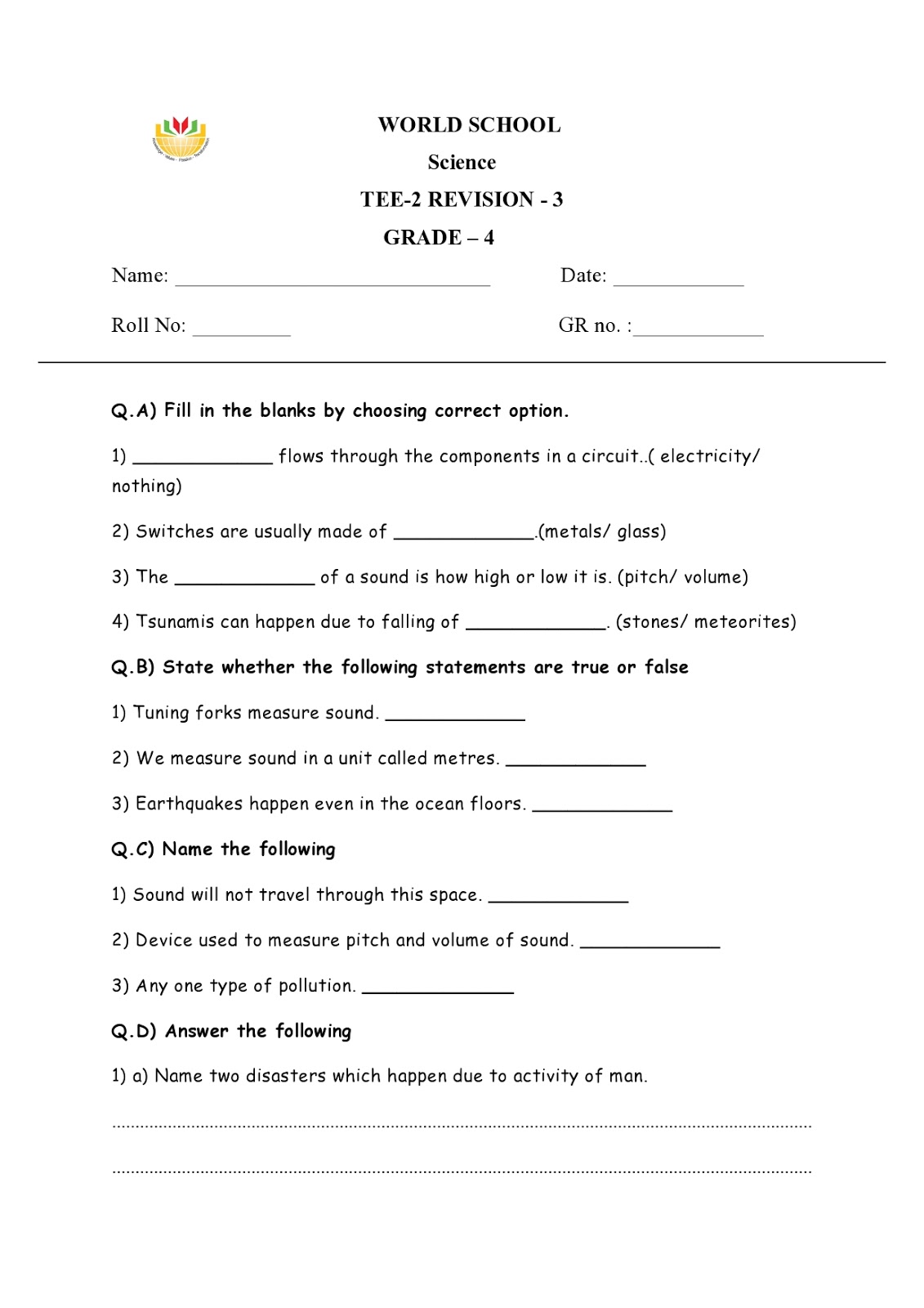 Birla World School Oman Revision Worksheets For Grade 4 As On 09 05 2019 birla-world-school-oman-revision-worksheets-for-grade-4-as-on-09-05-2019
