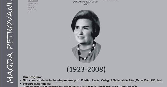 Imi pasa: In memoriam Magda Petrovanu