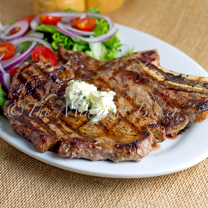 Steak With Herb Butter The Midnight Baker