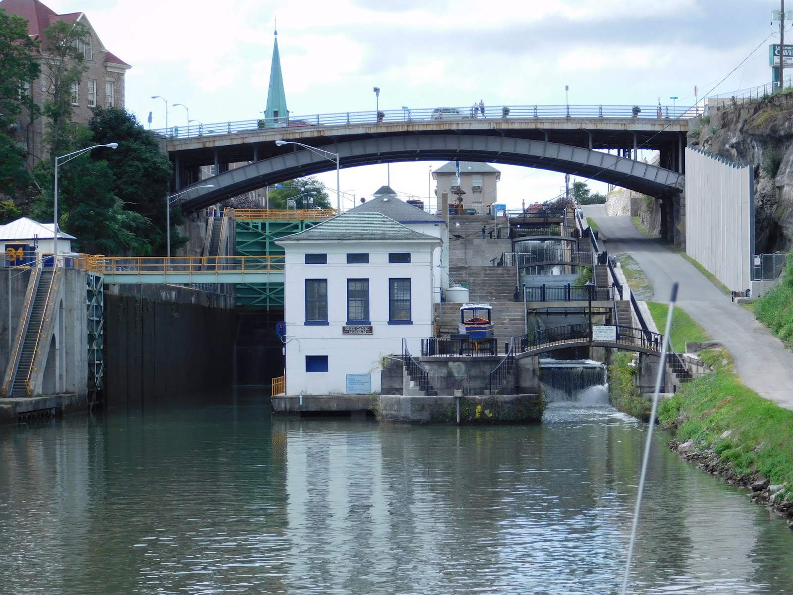 Riding Through the Erie Canal Locks