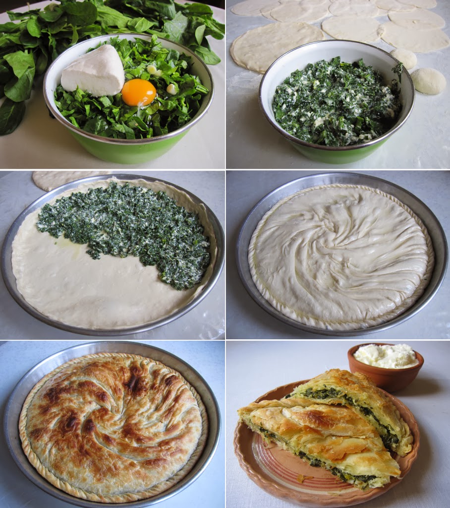 RECETA GATIMI: Byrek me spinaq