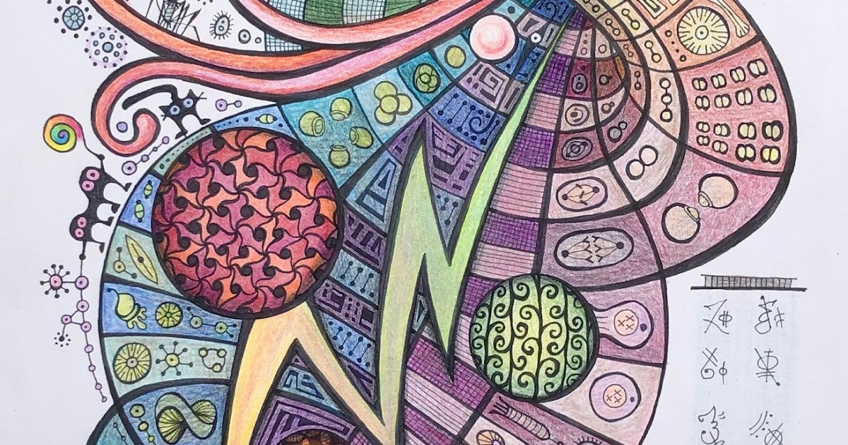 gwenbeads: Doodle No. 8 Double Black Hole