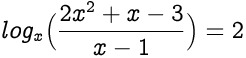 Math Principles: Solving Logarithmic Equation