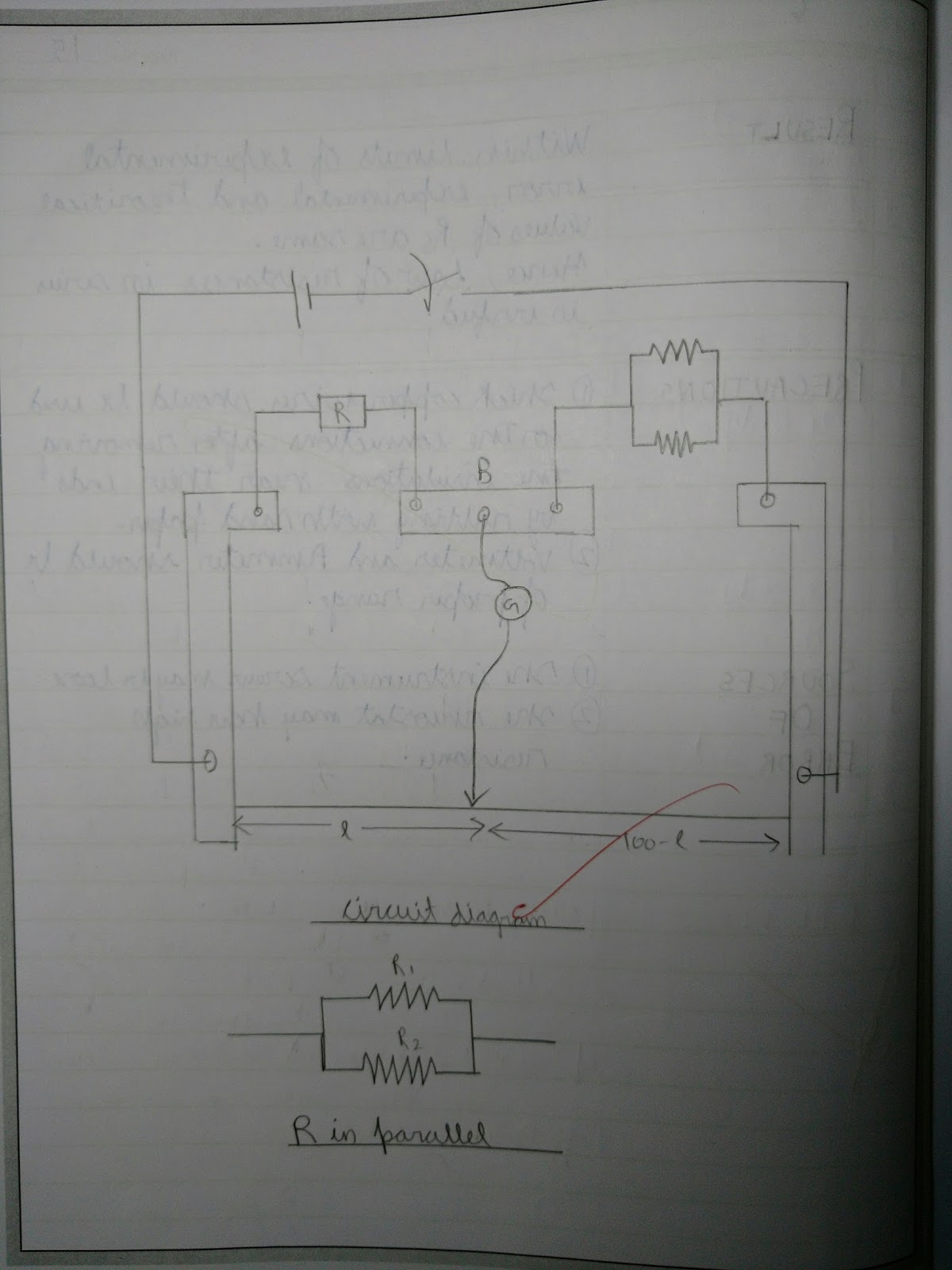 Exp 7. To verify the laws of combination of parallel combination of ...