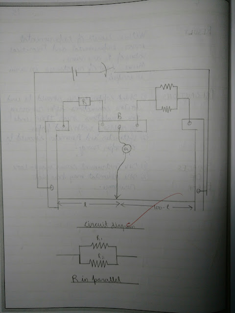 Exp 7. To verify the laws of combination of parallel combination of ...
