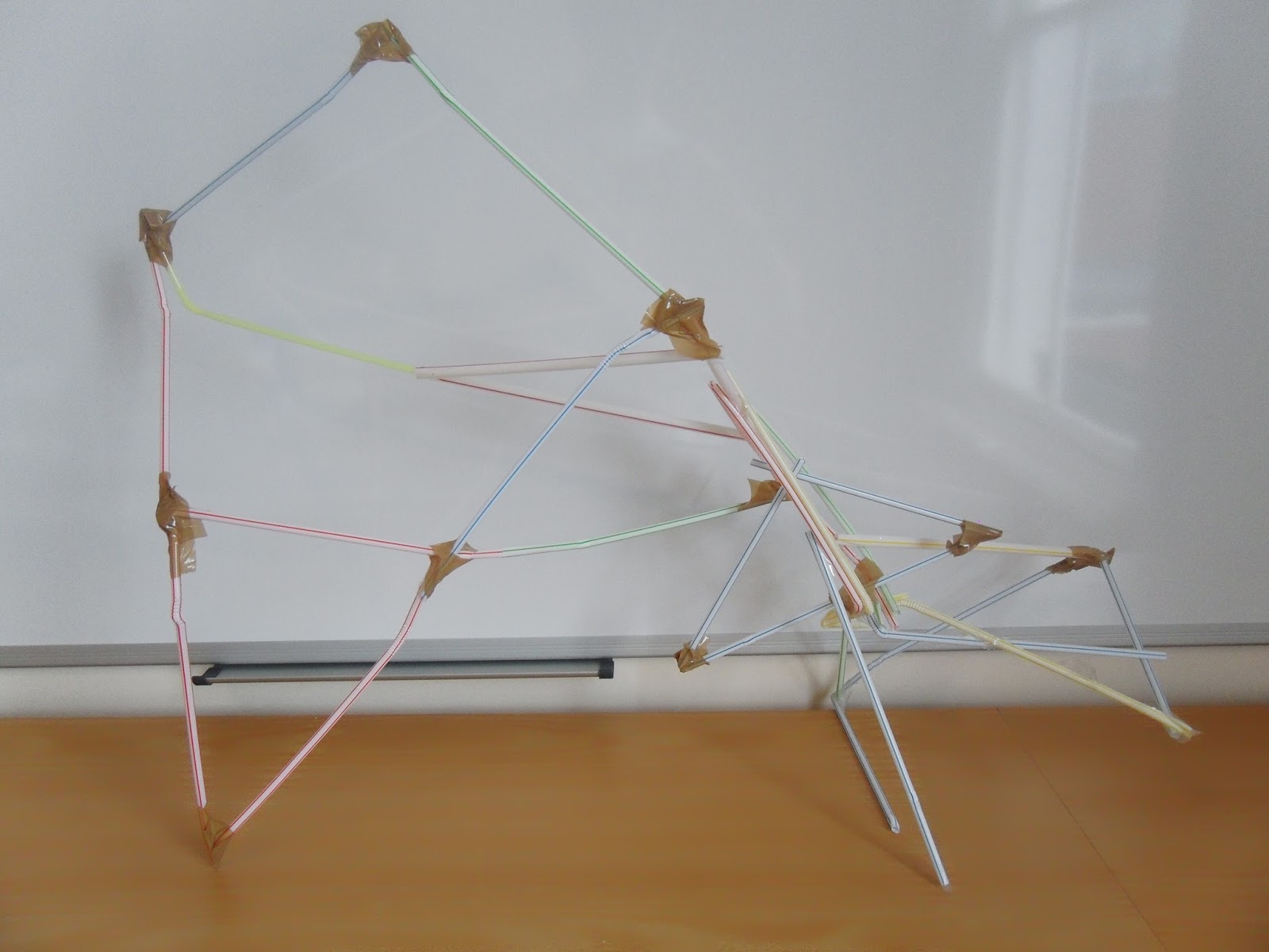 Mixed Media Musings: Drinking Straw Towers
