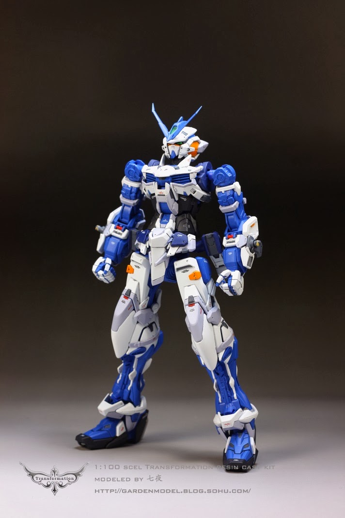 Custom Build: MG 1/100 Gundam Astray Blue Frame Third - (Resin Conversion)