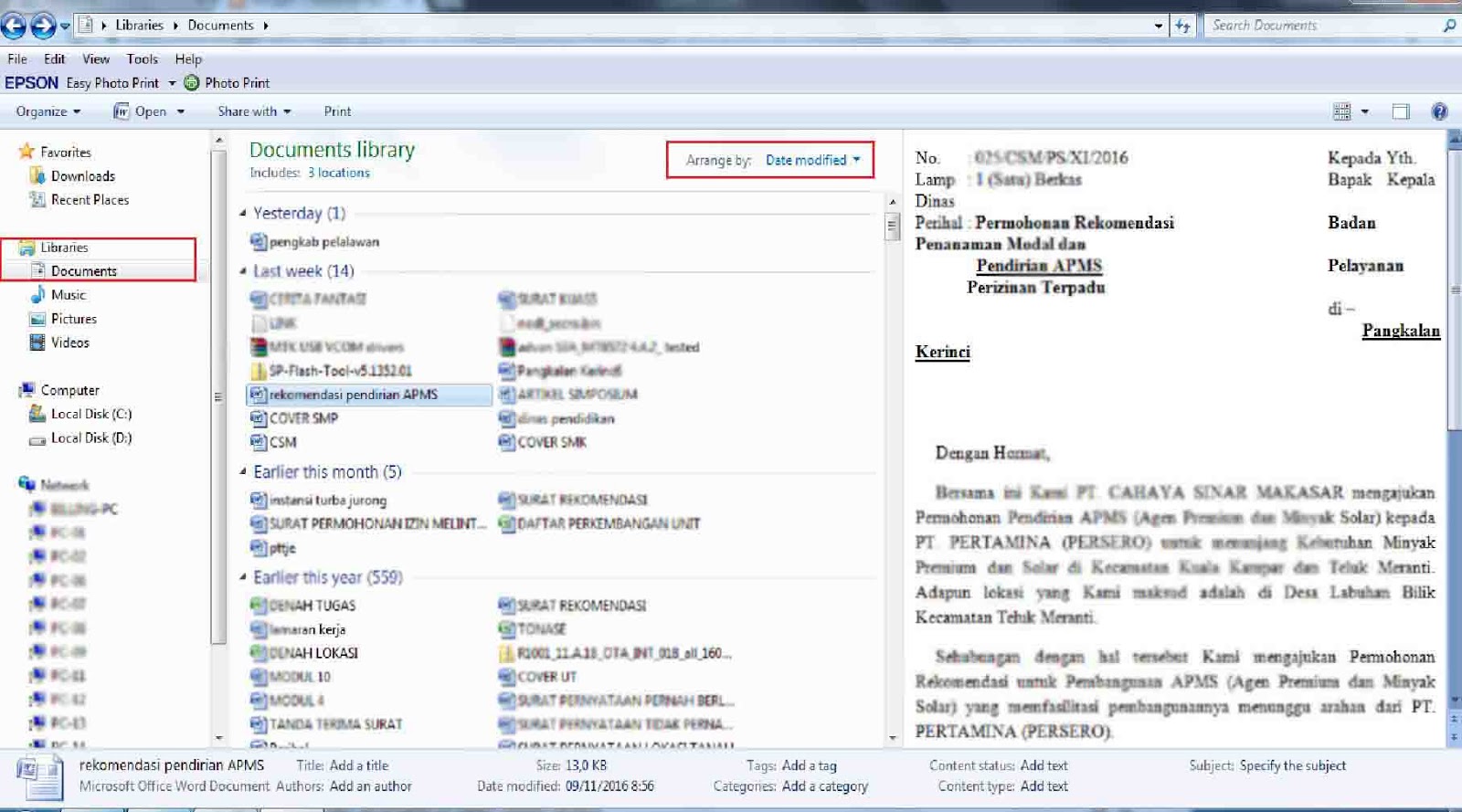 Cara Menemukan File Dokumen yang Lupa Namanya di Komputer - Catatan9empat