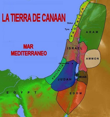 LOS FENICIOS EN EL MEDITERRANEO - CANANEOS: LA TIERRA DE CANAAN
