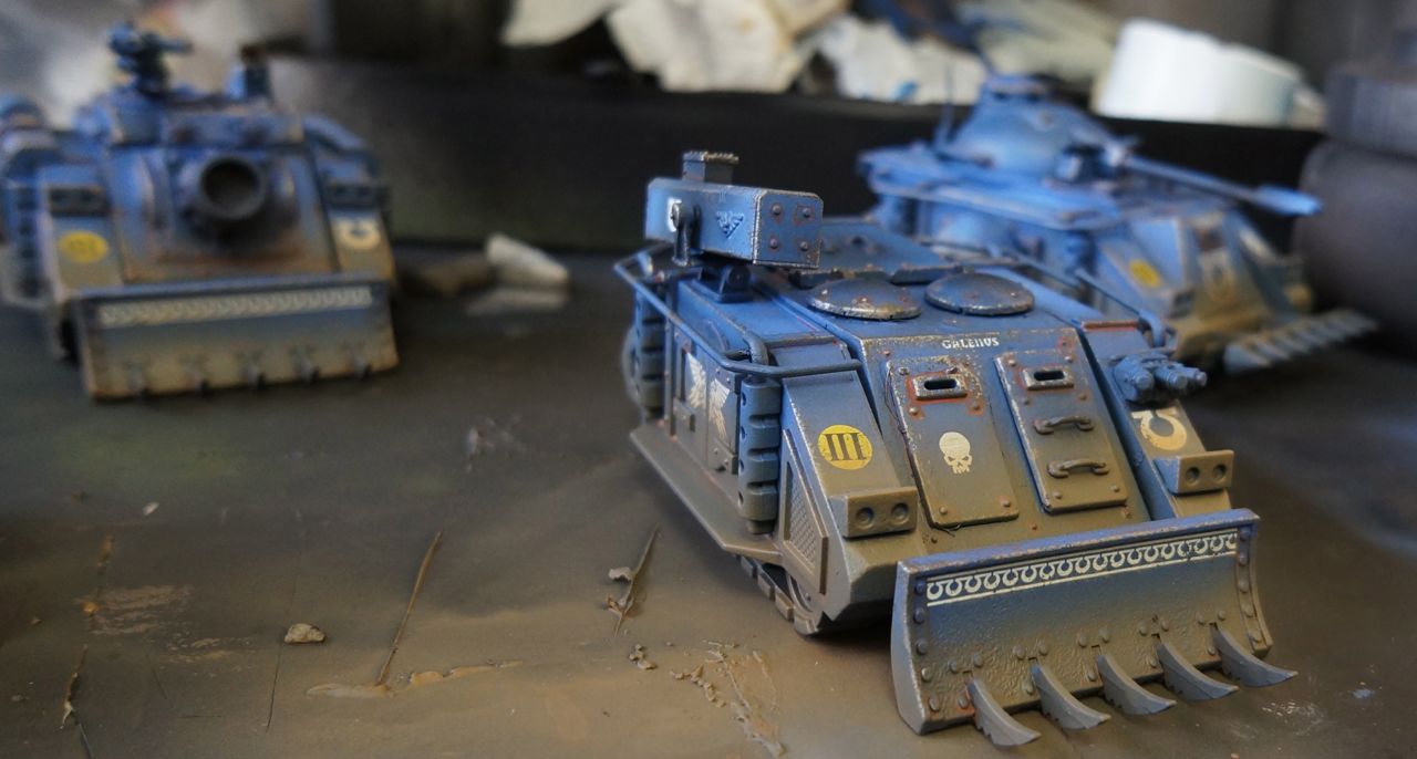 40k Hobby Blog: Original Rhino, Predator, And Vindicator Refurb Pt 3
