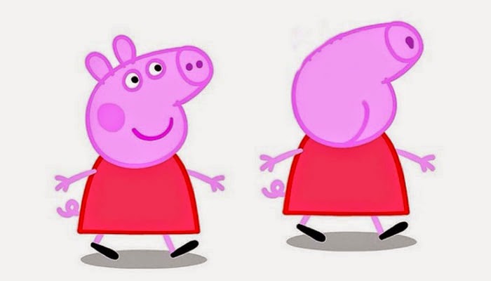 Bienvenidos a Bloog de Piélagos: Peppa Pig sin ojos, ni boca es...