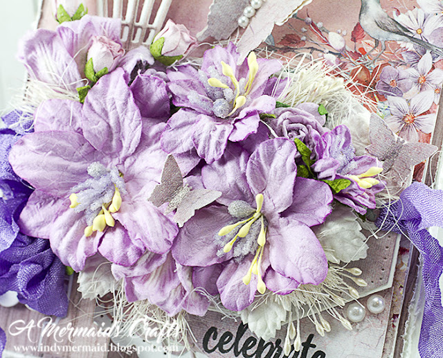 A Mermaids Crafts: Pretty Flori Celebrate Cards for Wild Orchid Crafts