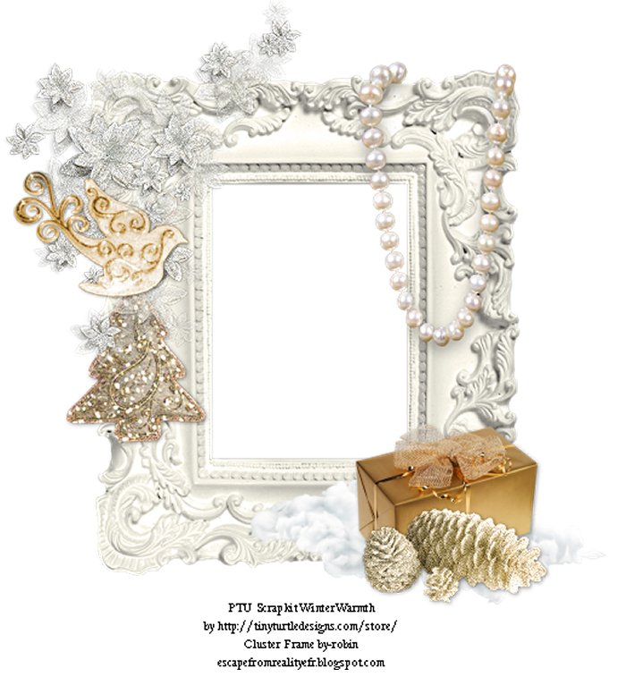 Escape From Reality Blog: FTU 'Winter Warmth' Cluster & Cluster Frames