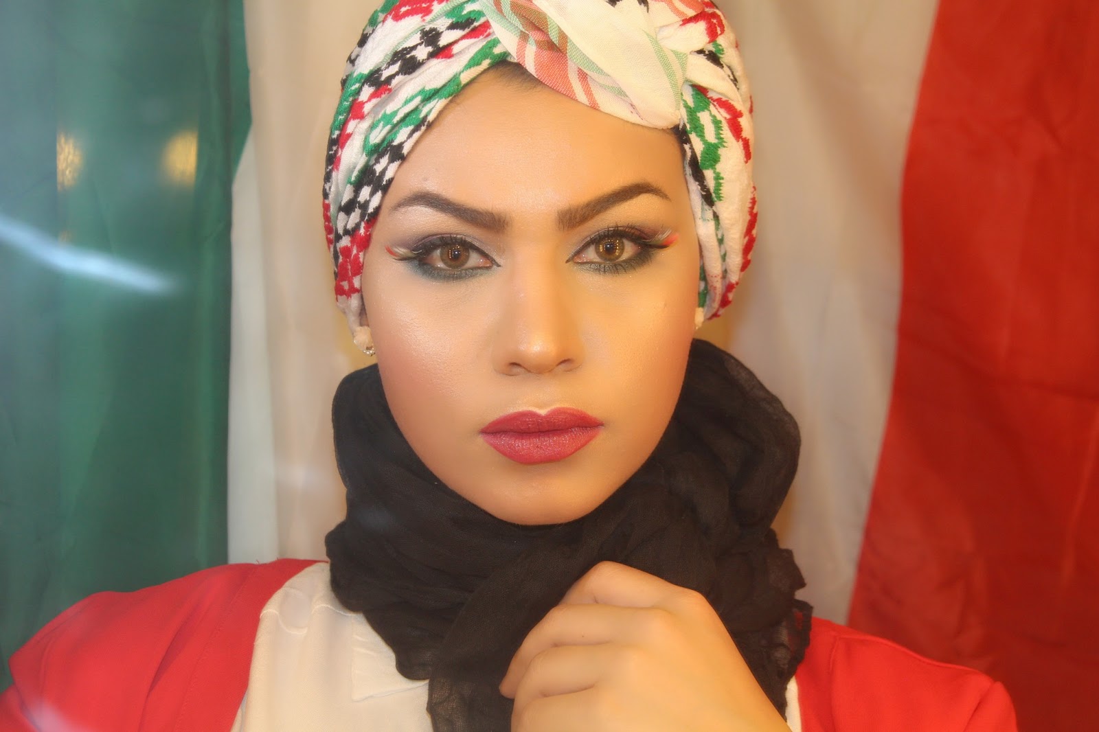 SusiBeauty xoxo: Kuwait national day makeuplook