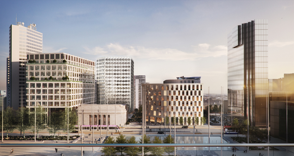 HSBC Birmingham HQ construction December update