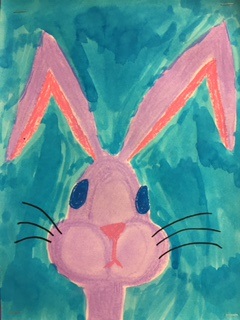 ARTventurous: Chalk Pastel Bunnies for Easter