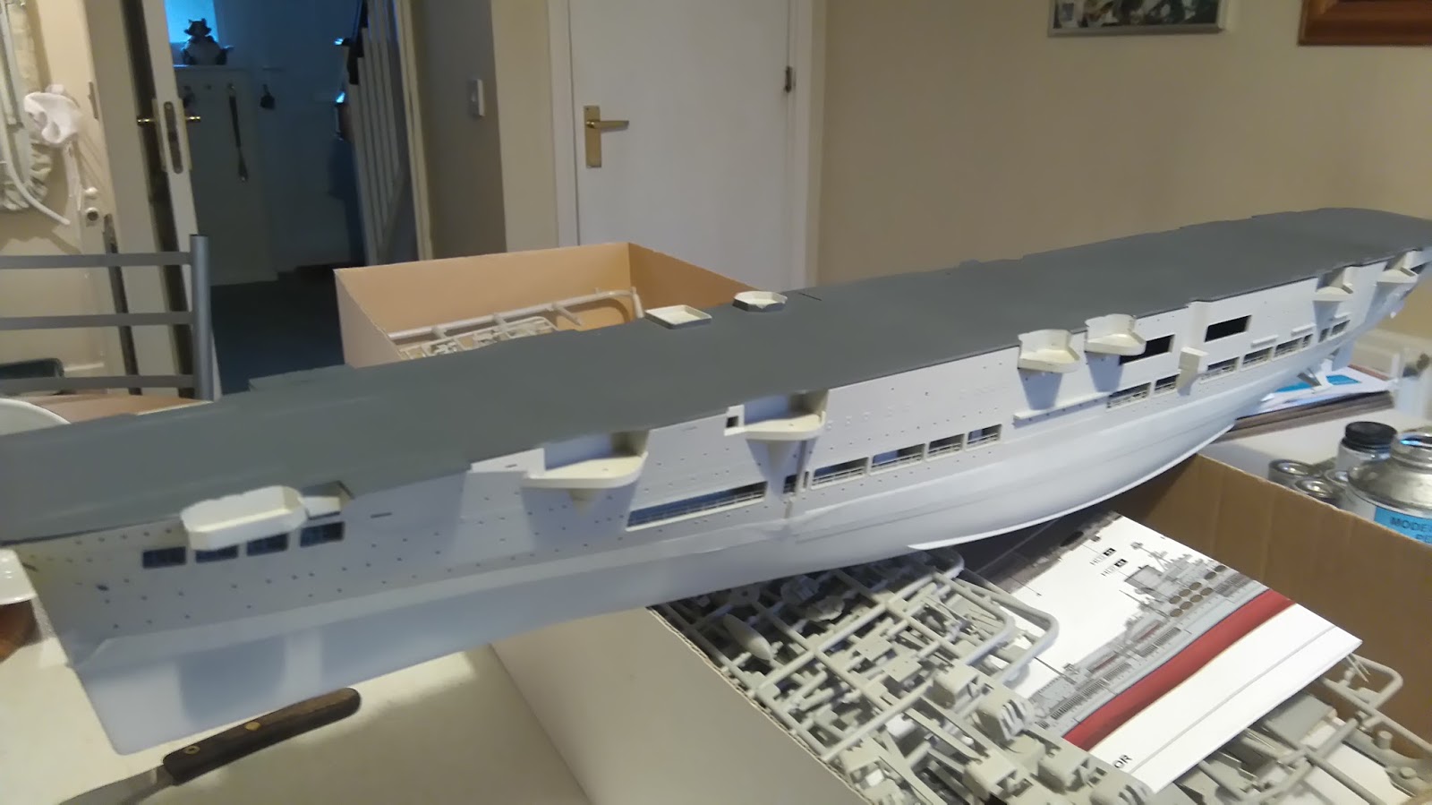 . The Hinckley Shipyard: Project Ark Royal - a 4 month step by step ...