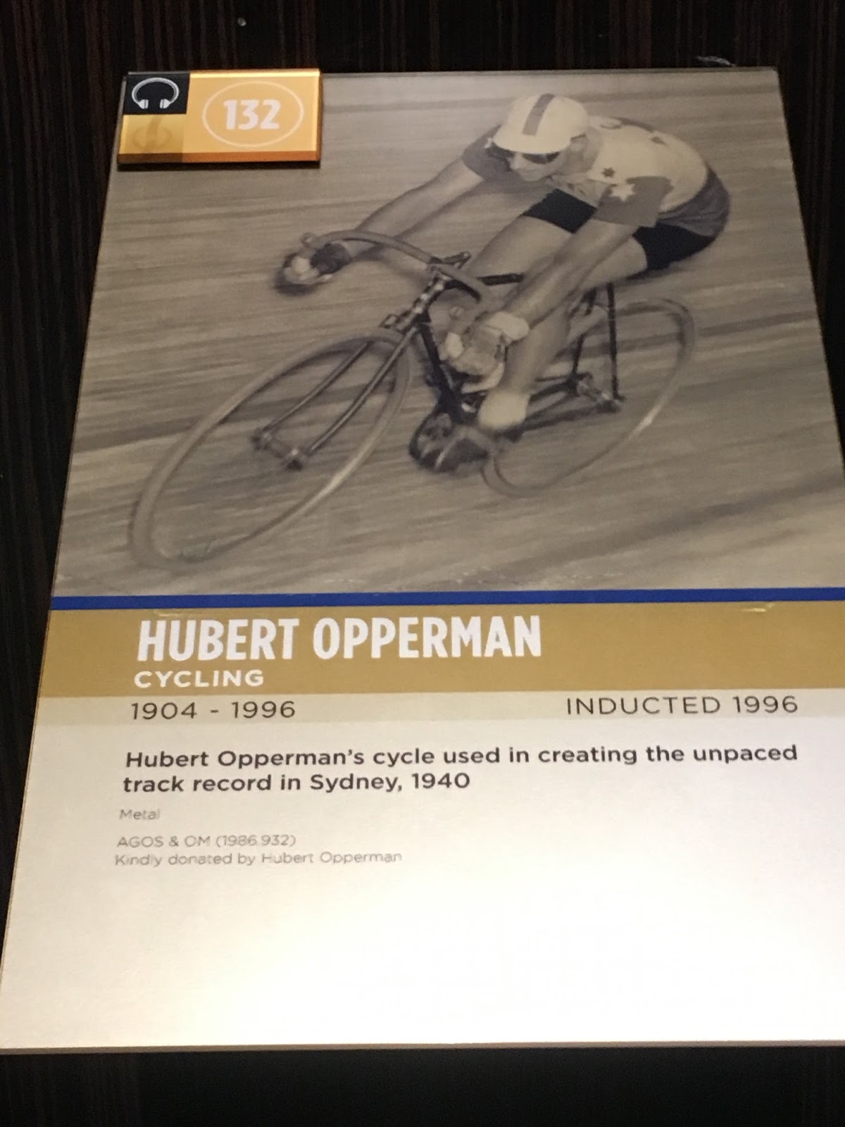 Perth Vintage Cycles: Sir Hubert Opperman's Malvern Star