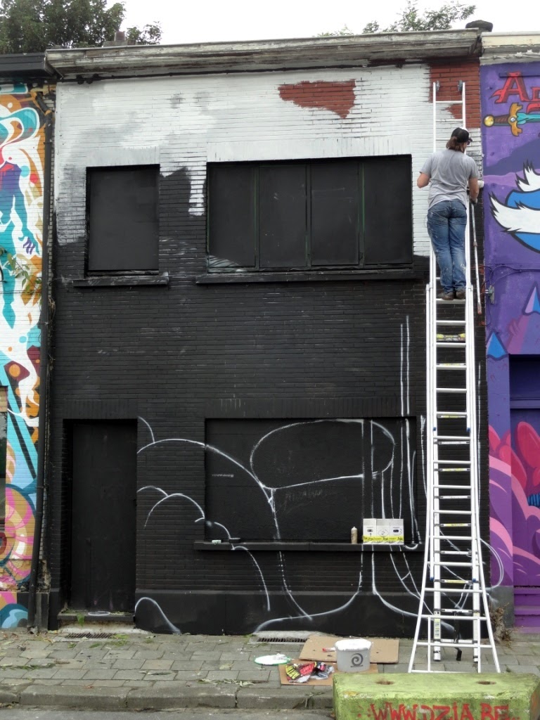 Mark Gmehling (The Crying House) X Antwerp Meeting of Styles Art on Train