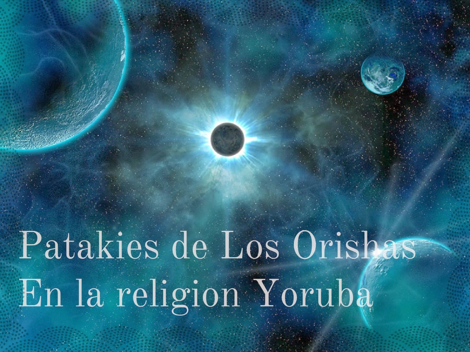 PATAKIE DE OGBE BARA Y PATAKI DE Oyá, Ochún, Yemayá | Centro Yoruba