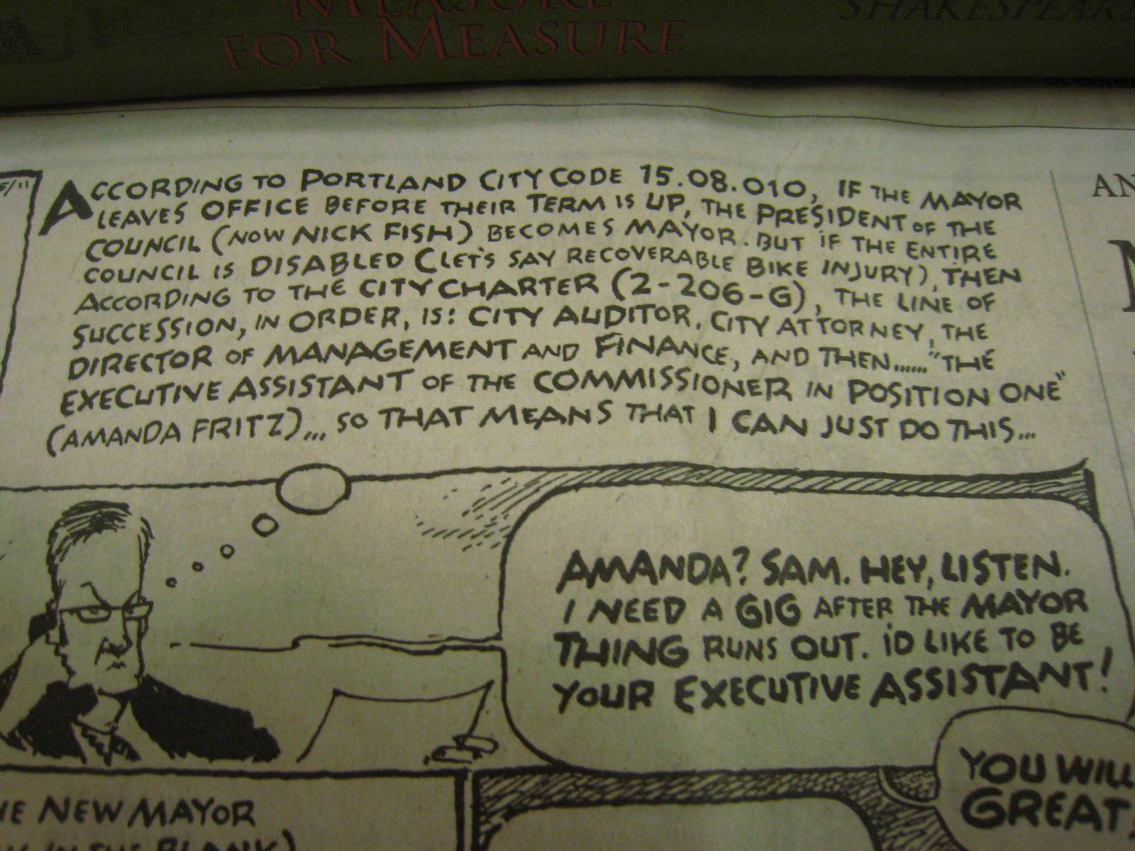 Out & About: Sam Adams Political Cartoon