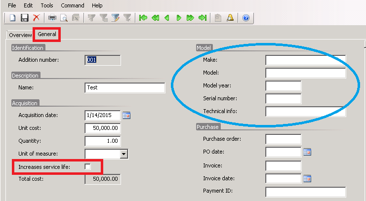 Tryst with MS Dynamics: Fixed Asset Additions