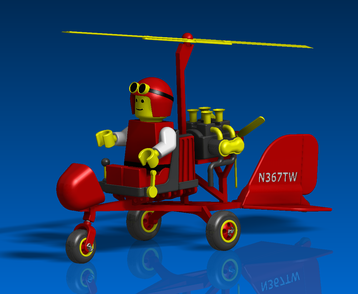 The Tinkers Workshop: More Parts For The Giant Gyrocopter Lego Man Project