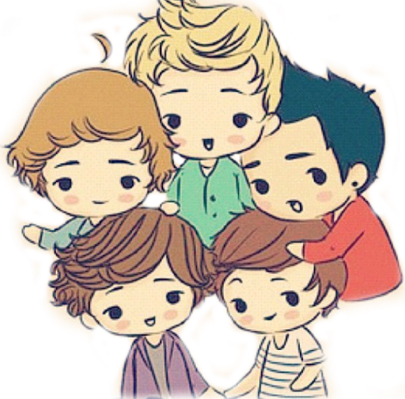 One Direction Chibi Png