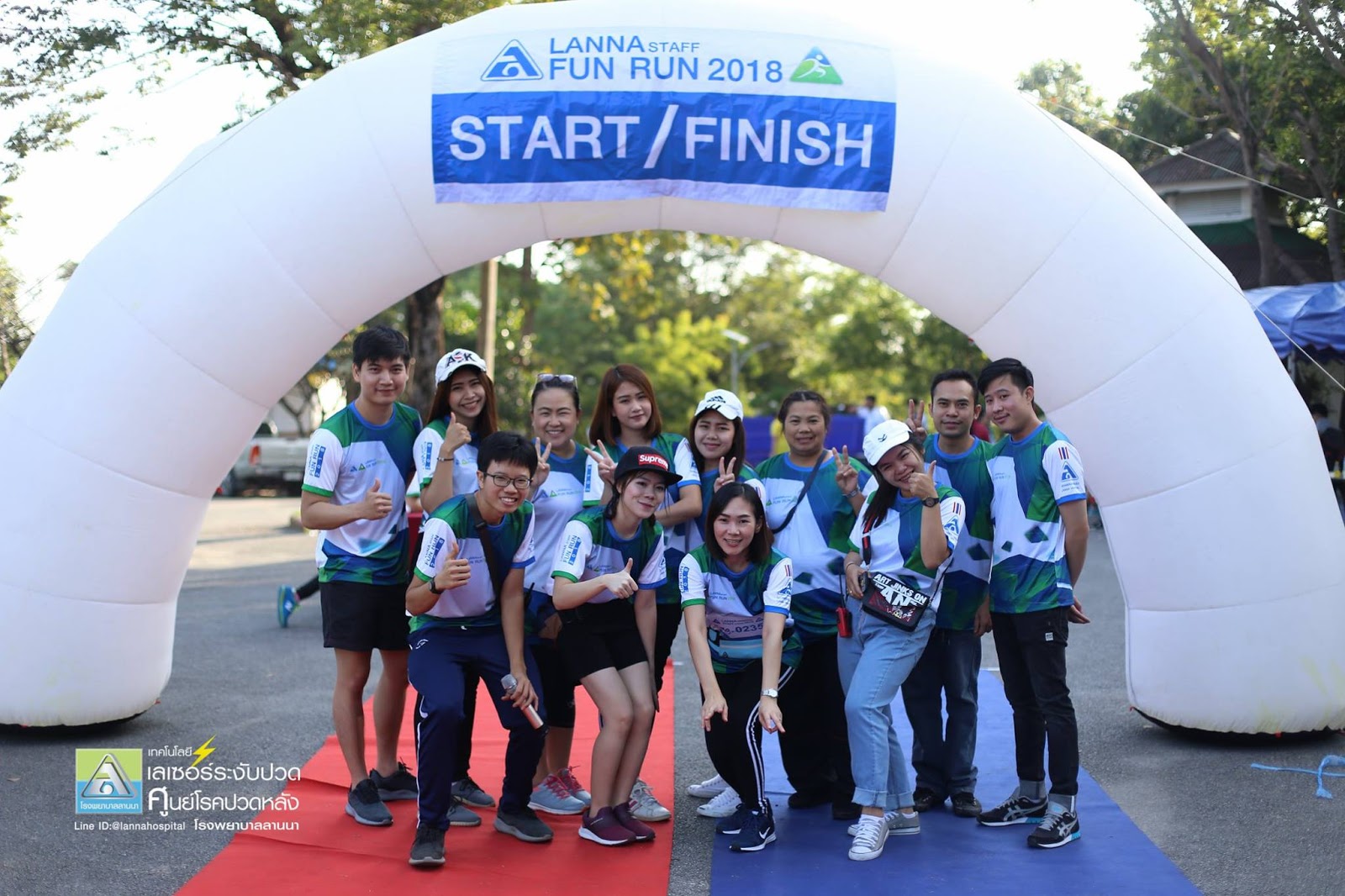 News@Lanna Hospital ข่าวสาร รพ.ลานนา: Lanna Staff Fun Run 2018 งานเดิน ...