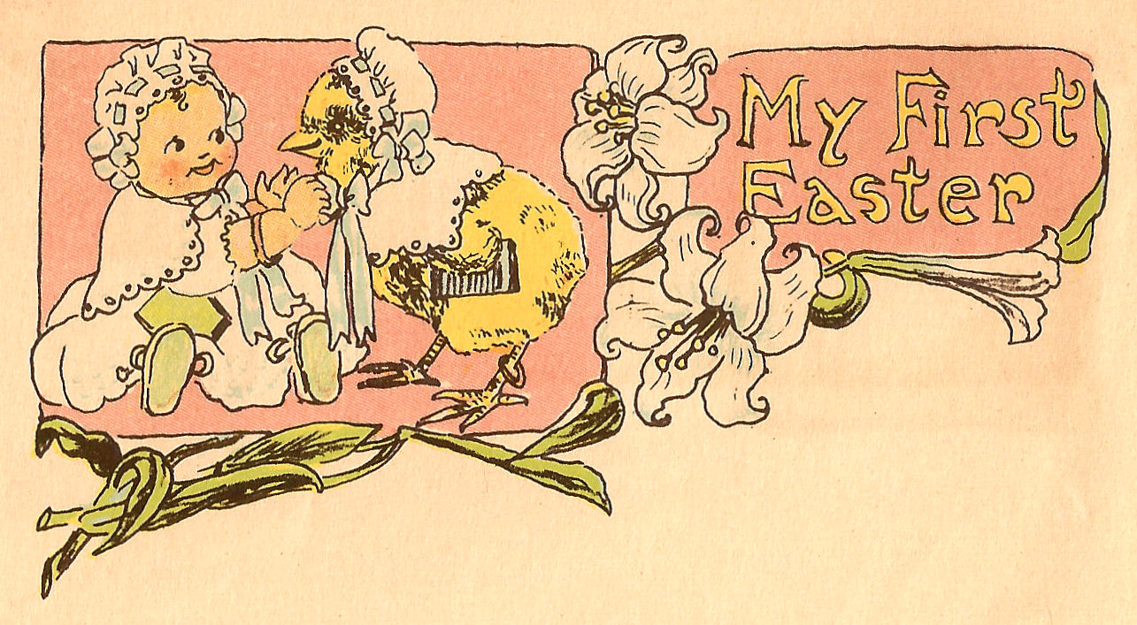 Clip Art Designs, Vector Clip Art Graghic: Free Easter Graphic: Vintage ...