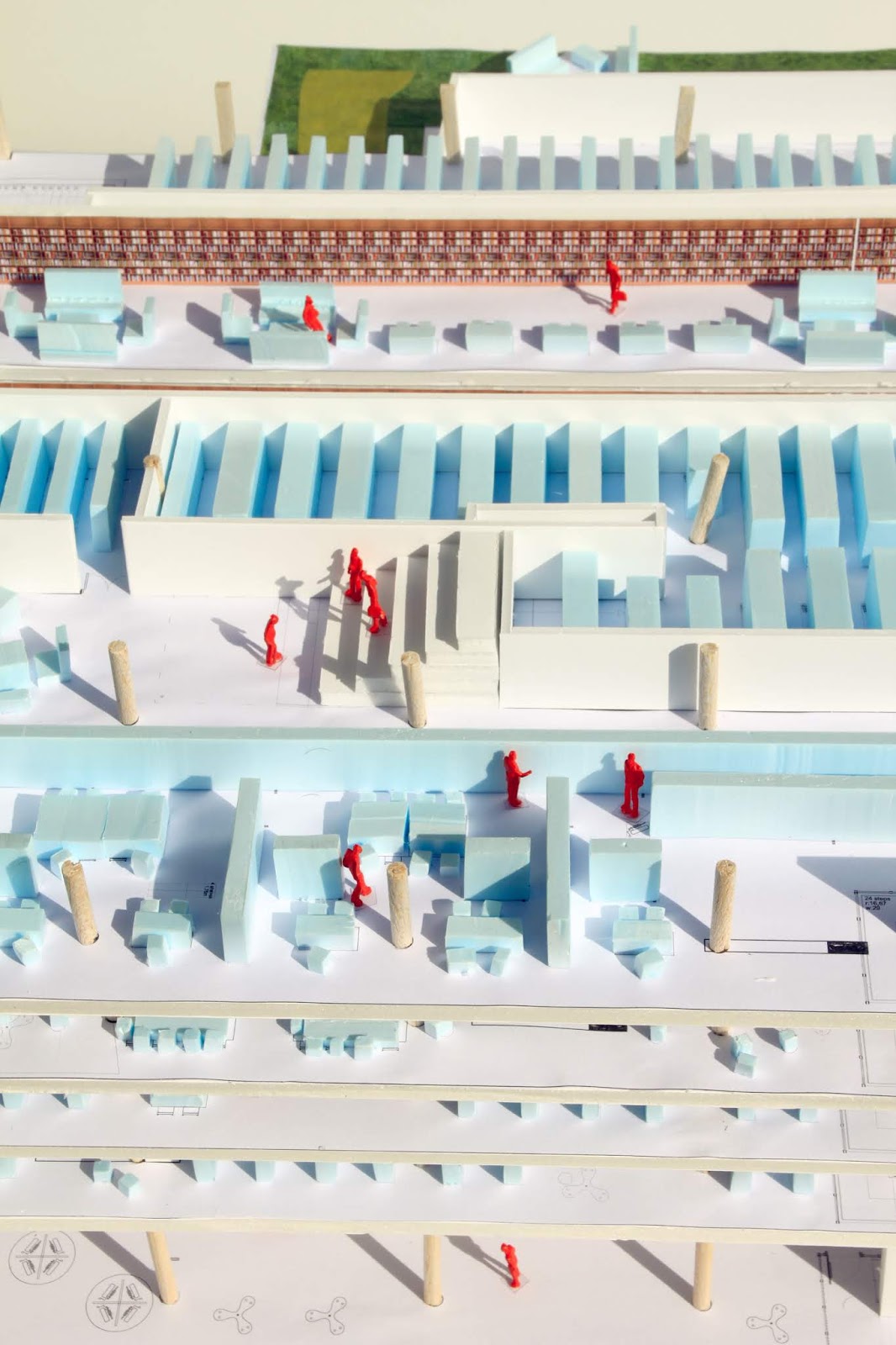 Architects for Urbanity: Varna Library Working model 1:100