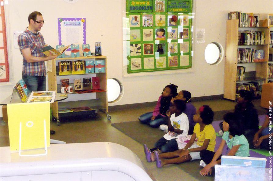 Paul Hoppe Illustration News: Reading at Brooklyn Children's Museum