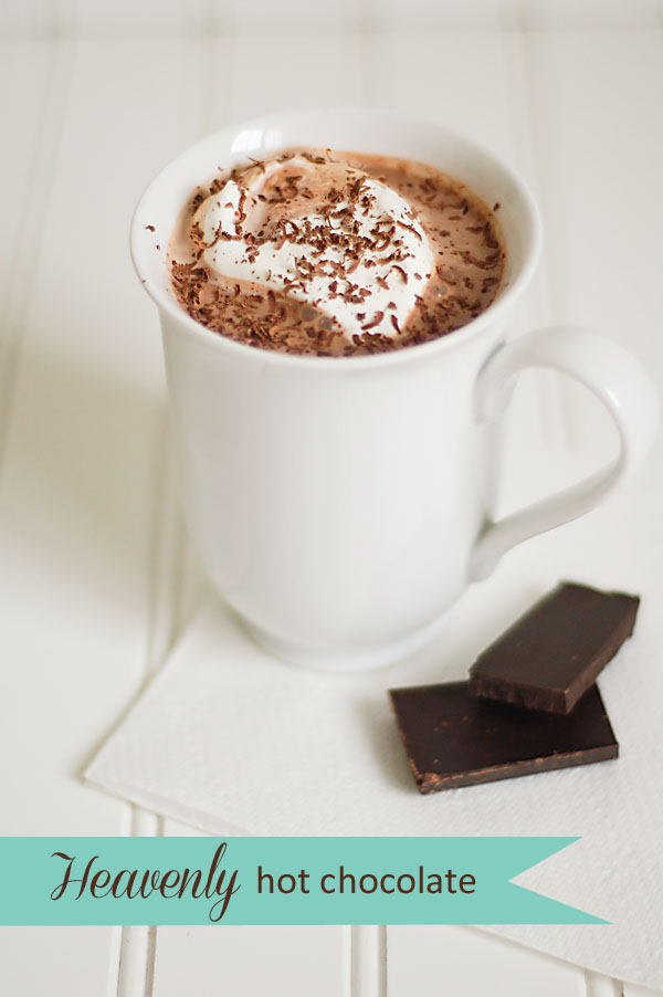 all things simple: one simple recipe: heavenly hot chocolate