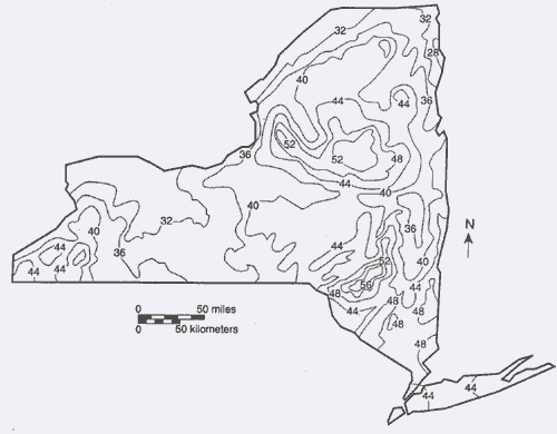 Isolines On A Topographic Map - United States Map