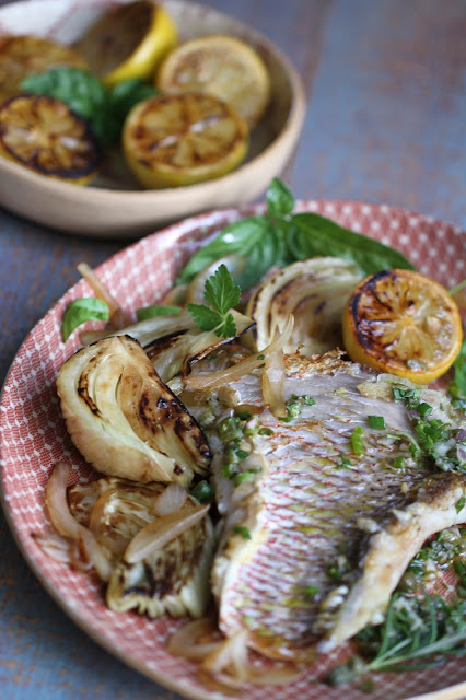 Pan-Fried Snapper with Fennel and Salsa Verde - Ever Open Sauce
