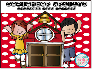 1st Grade Hip Hip Hooray!: September Writing with Page Toppers