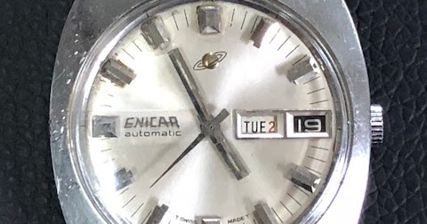 Regin's Realm: Another Enicar automatic vintage watch
