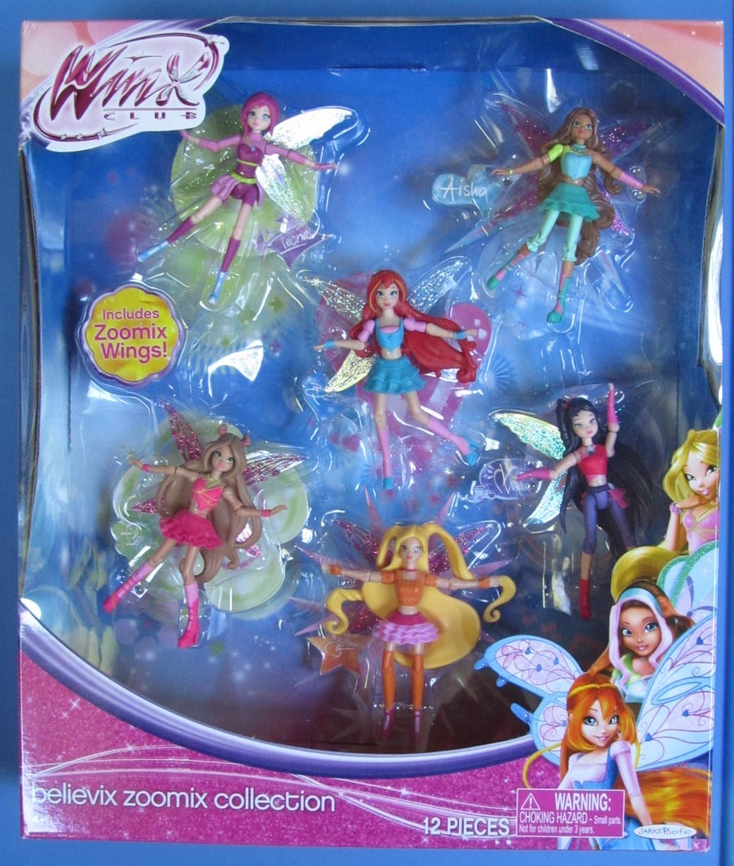 Nuevo pack de mini figuras Winx Club Believix Zoomix de Jakks Pacific ...