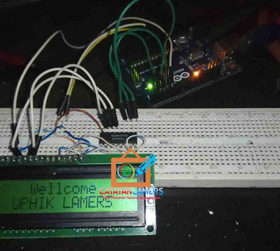 Tutorial Arduino dan LCD 16x2 Menggunakan Shift Register 4094 - Catatan ...