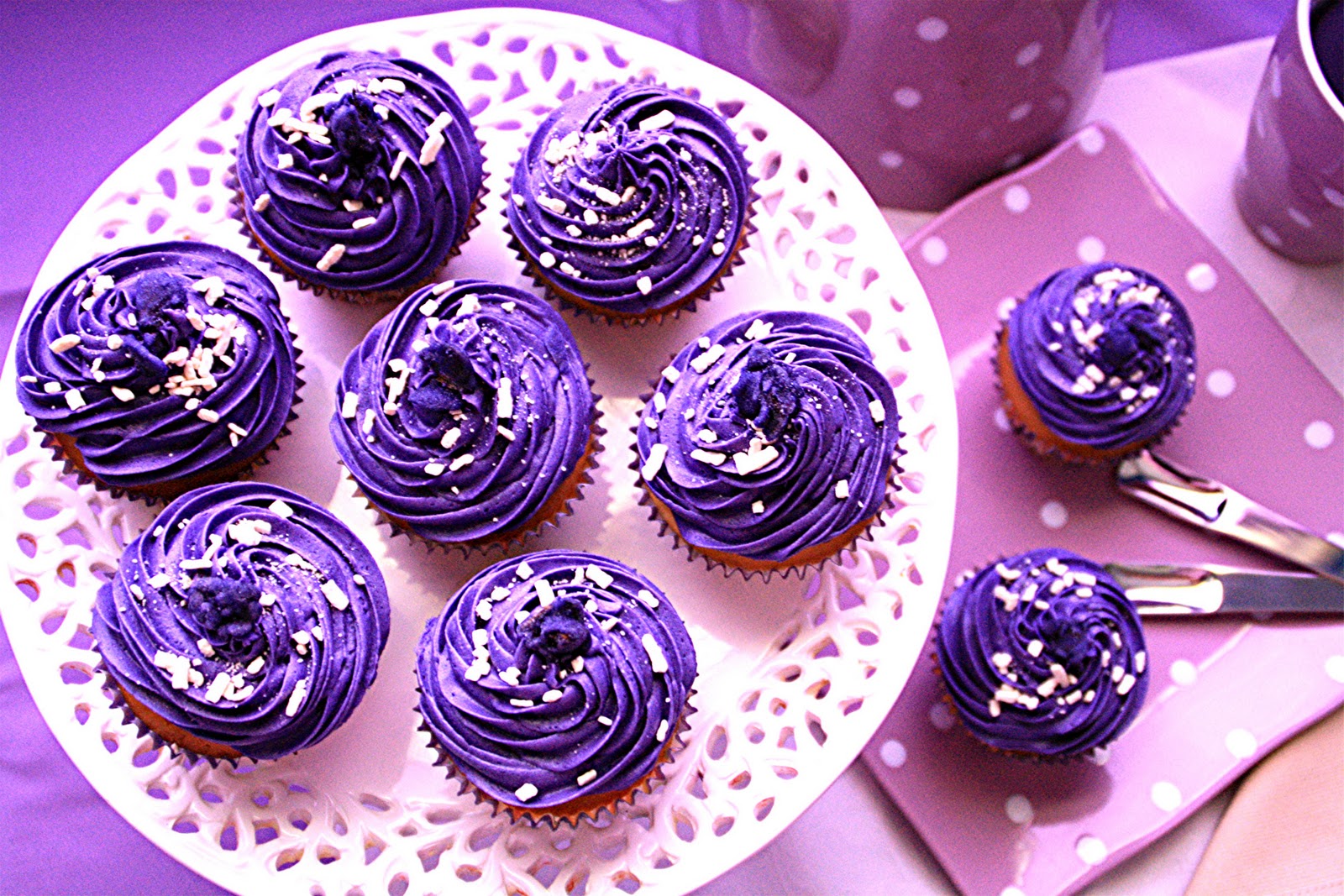 Desirvientadas: Violet Cupcakes.