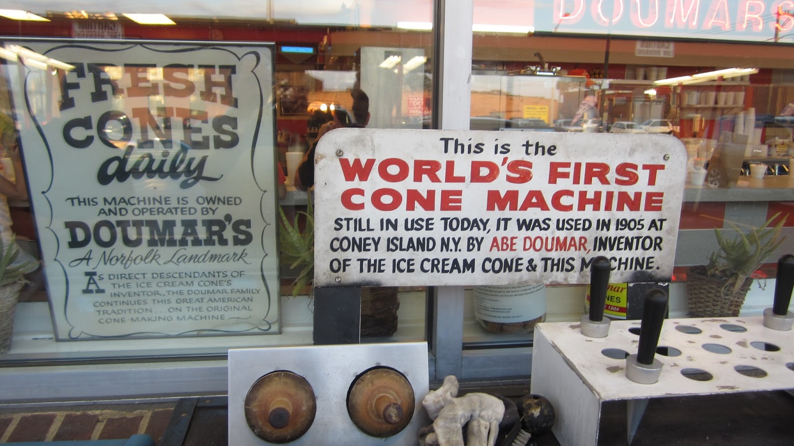 Do It For The Points!: Birth Place of the Ice Cream Cone: Doumar's ...