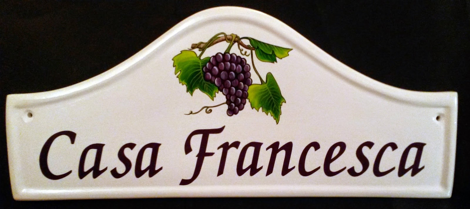 Hand Painted House Signs by Ceramic Art: Hand painted house signs ...