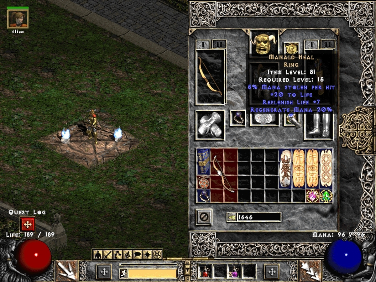 Best cRPGs: Diablo 2: Twinked Multiple Shot Bowazon: Part II - Normal mode