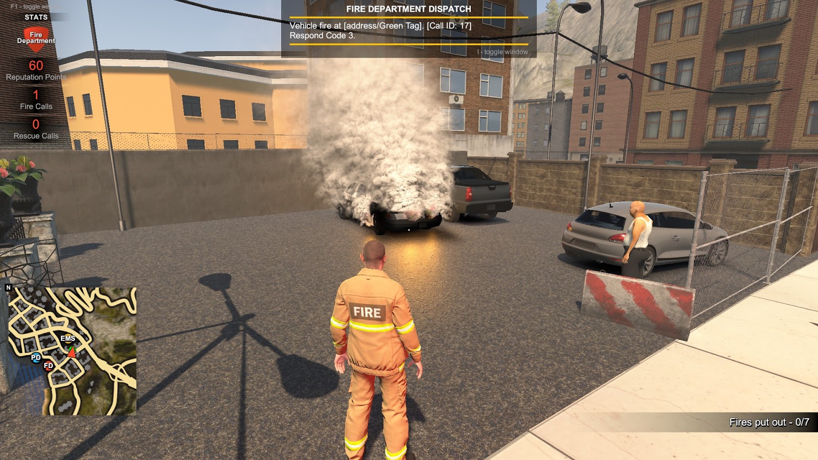 Flashing Lights, Emergency Response Simulator, fire department ...