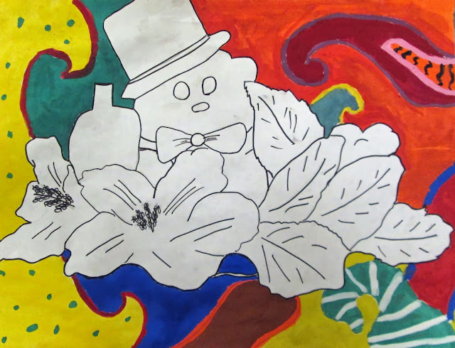 Art at Leestown: Positive/Negative Space Still Lifes