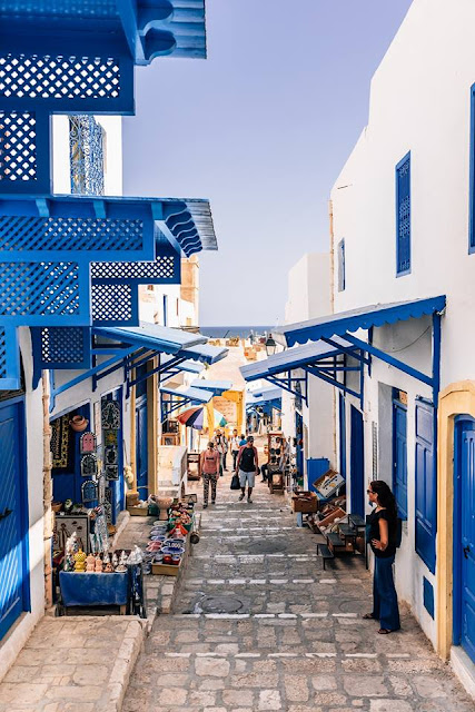 PHOTO: AN OLD TOWN CALLED AZURE CITY IN SIDI BOUSAID COMMUNITY