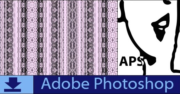 DezignEasy: Vertical Lace Seamless Tiling Patterns for Adobe Photoshop